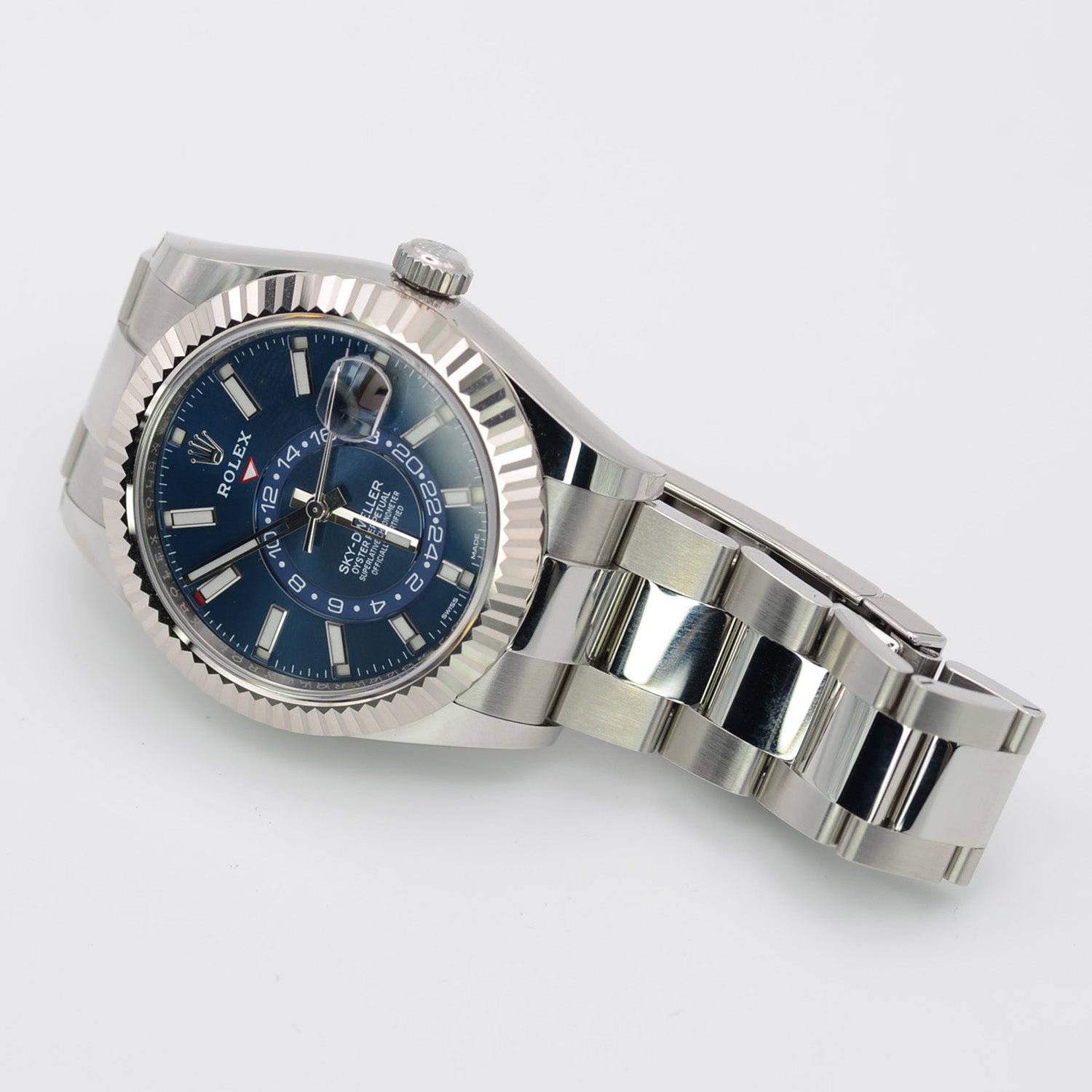 NEW Rolex Sky Dweller 326934-0003 Oyster 42mm Blue Sky Dial 2022+ Full ...